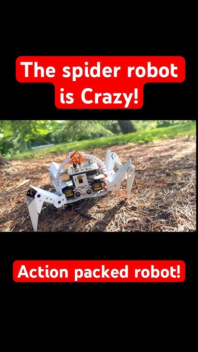 Spider Robot Pi Crawler in Action! Raspberry Pi Robot Kit - Robotics 101 #raspberrypi #robotics ...