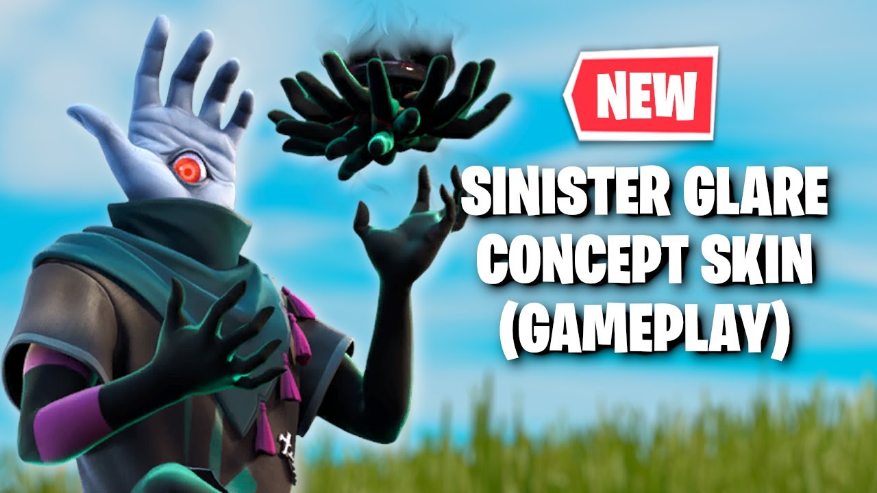 Fortnite Sinister Glare Skin Gameplay - New Concept Skins - YouTube
