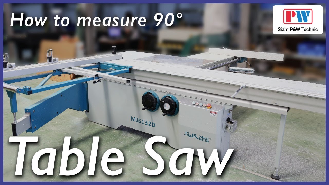 [Technique] Table Saw | measure 90° edge - YouTube