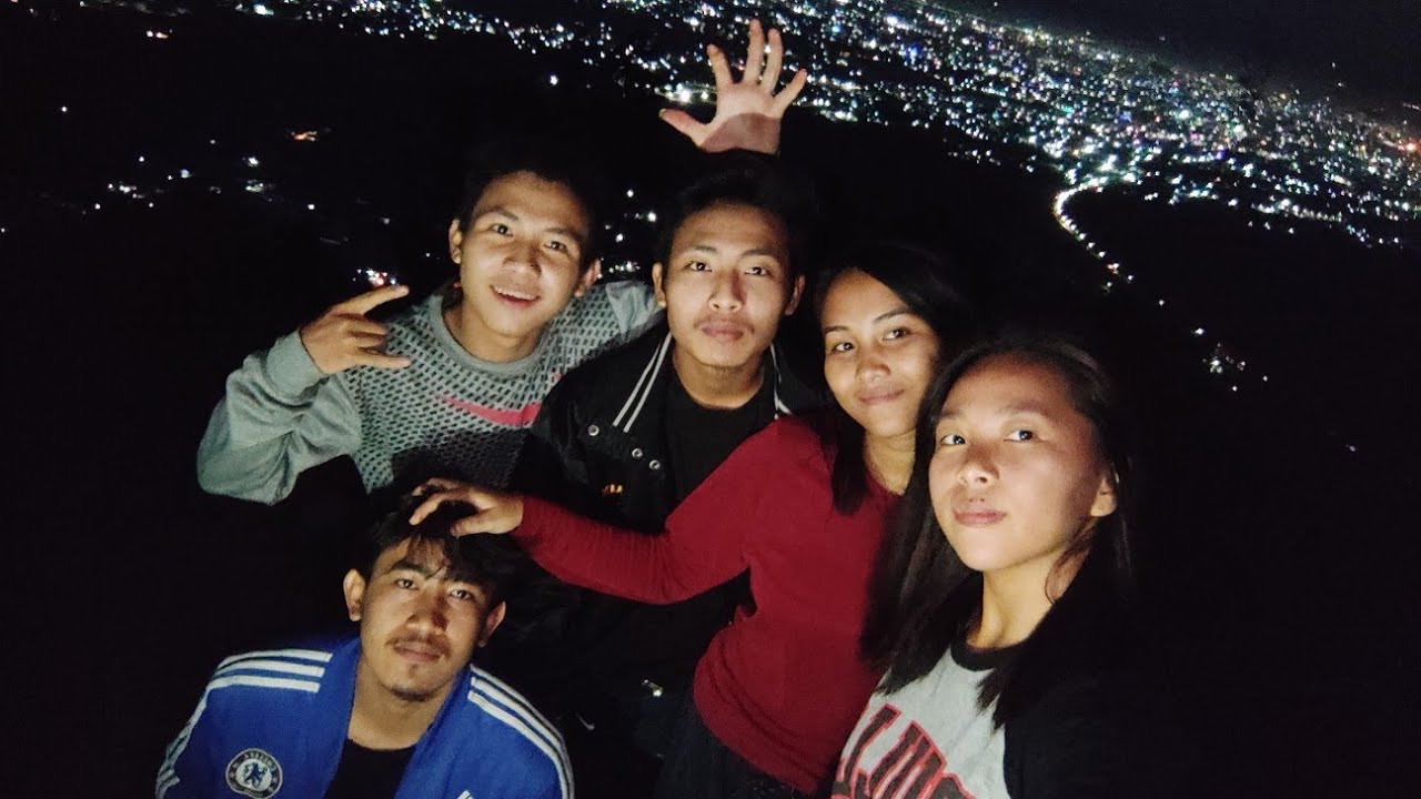 Taking you to a view point of Imphal City || Day & Night view ️ ...
