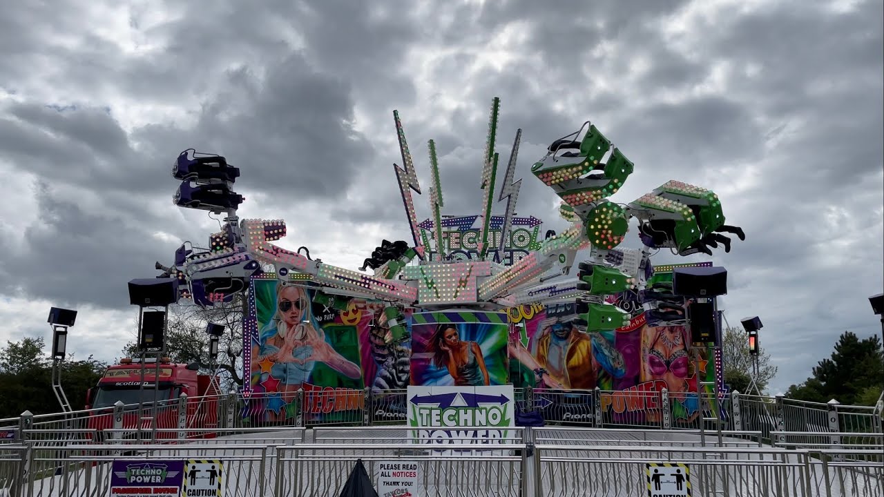 Taylor’s Of Edinburgh - Techno Power - Ashington Funfair 2021 (Offride ...