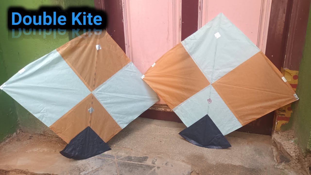How I Make Double Kite 🪁🪁 - YouTube