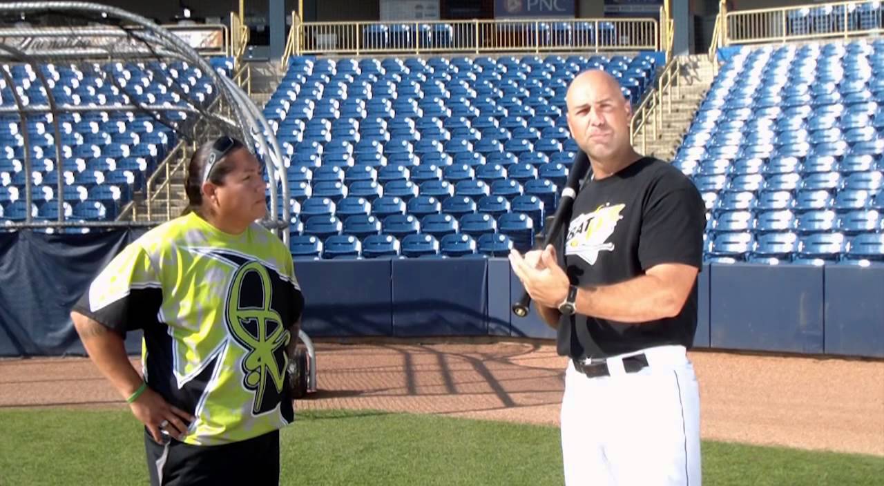 Crystl Bustos Endorsing The Bat Jack Grip Trainer - YouTube