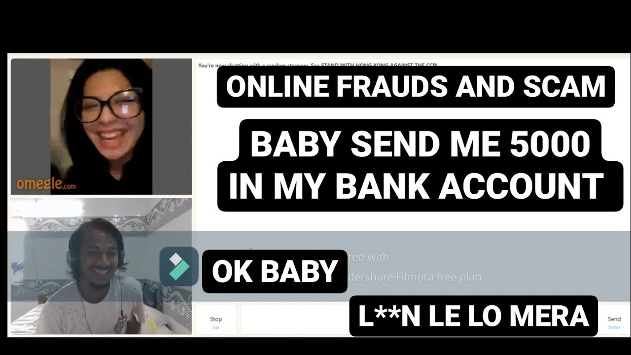 ONLINE FRAUDS AND SCAM IN OMIGLE BUT SHE SO CUTE (OMG) - YouTube
