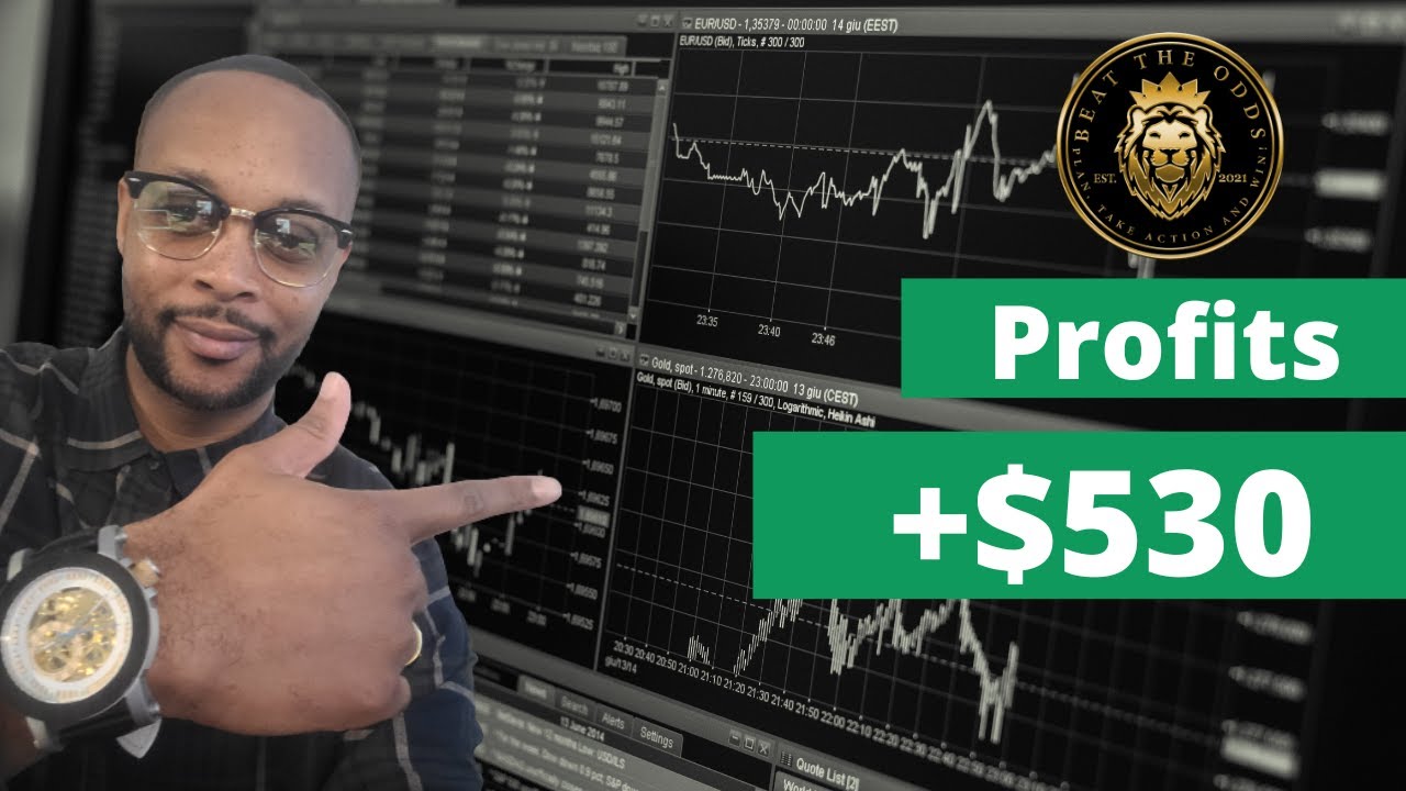 Day 8 Surge Trader Challenge: $530 day trading profit - YouTube