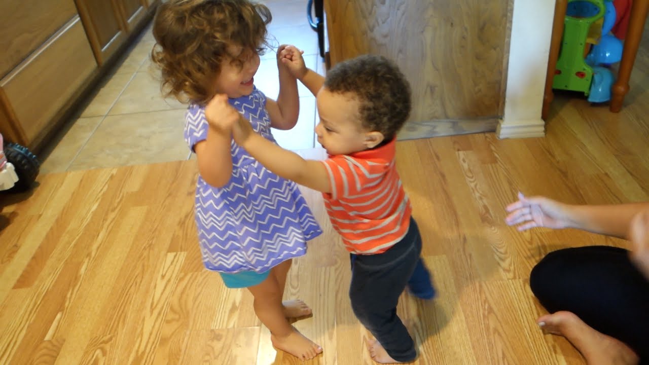 ALMOST 2 YEAR OLD TEACHING BABY TO WALK! - YouTube