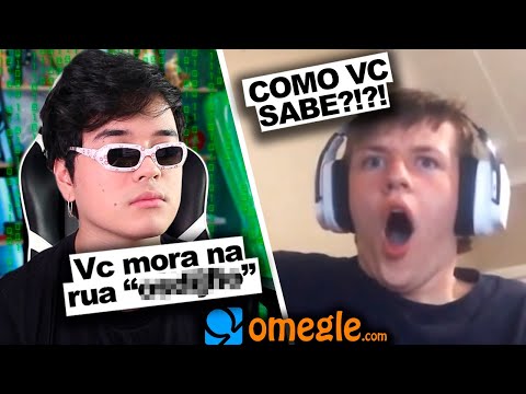 Falando a LOCALIZAÇÃO das PESSOAS e DESAPARECENDO no OMEGLE #2
