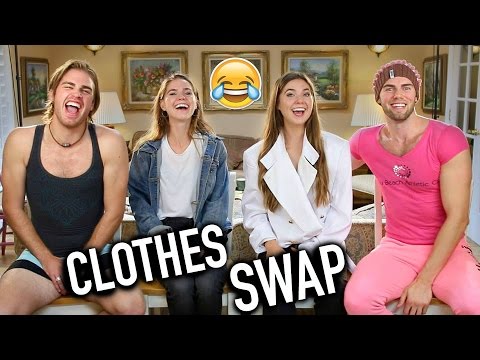 CLOTHES SWAP CHALLENGE - ft Hot Male Models