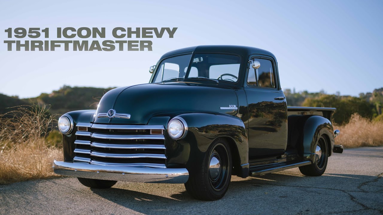ICON New School TR #12 Restored And Modified Chevy Thriftmaster Pick Up ...