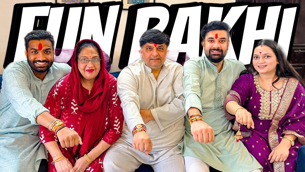 Happy Rakhi Celebration with Family - YouTube