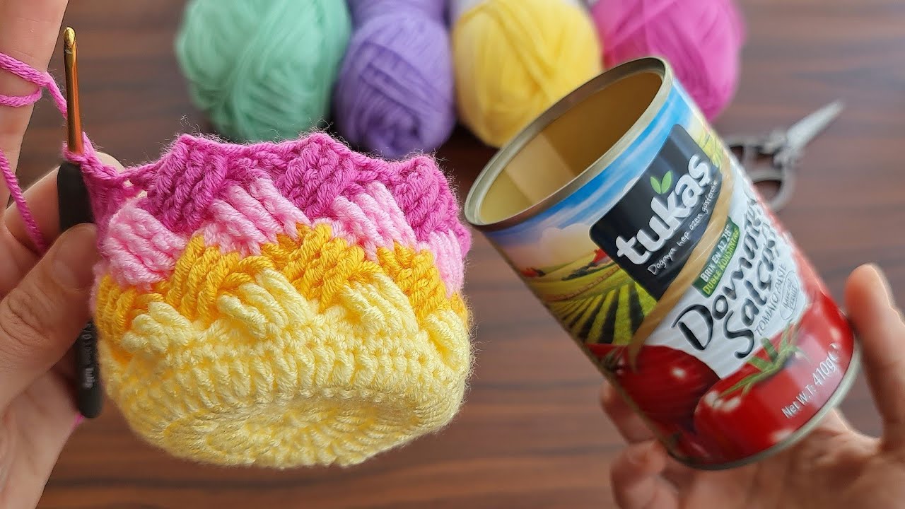 VERY NICE IDEA !😍Look what I did with the can I found in the trash! MY ...