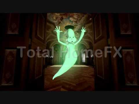 Ghost. Halloween Projector Video. - YouTube