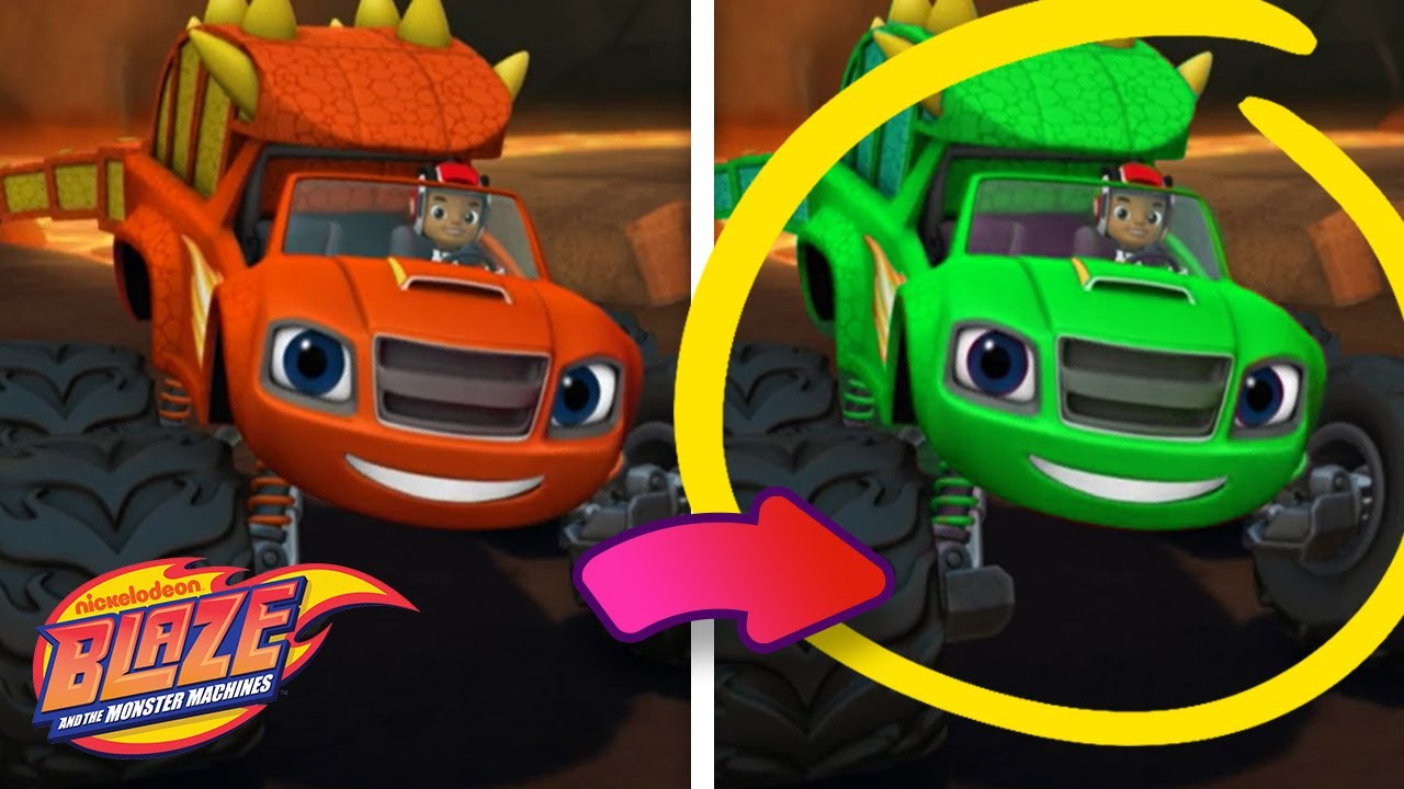 Spot the Difference #9 w/ Big Rig Blaze & MORE! 🔎 | Blaze and the ...