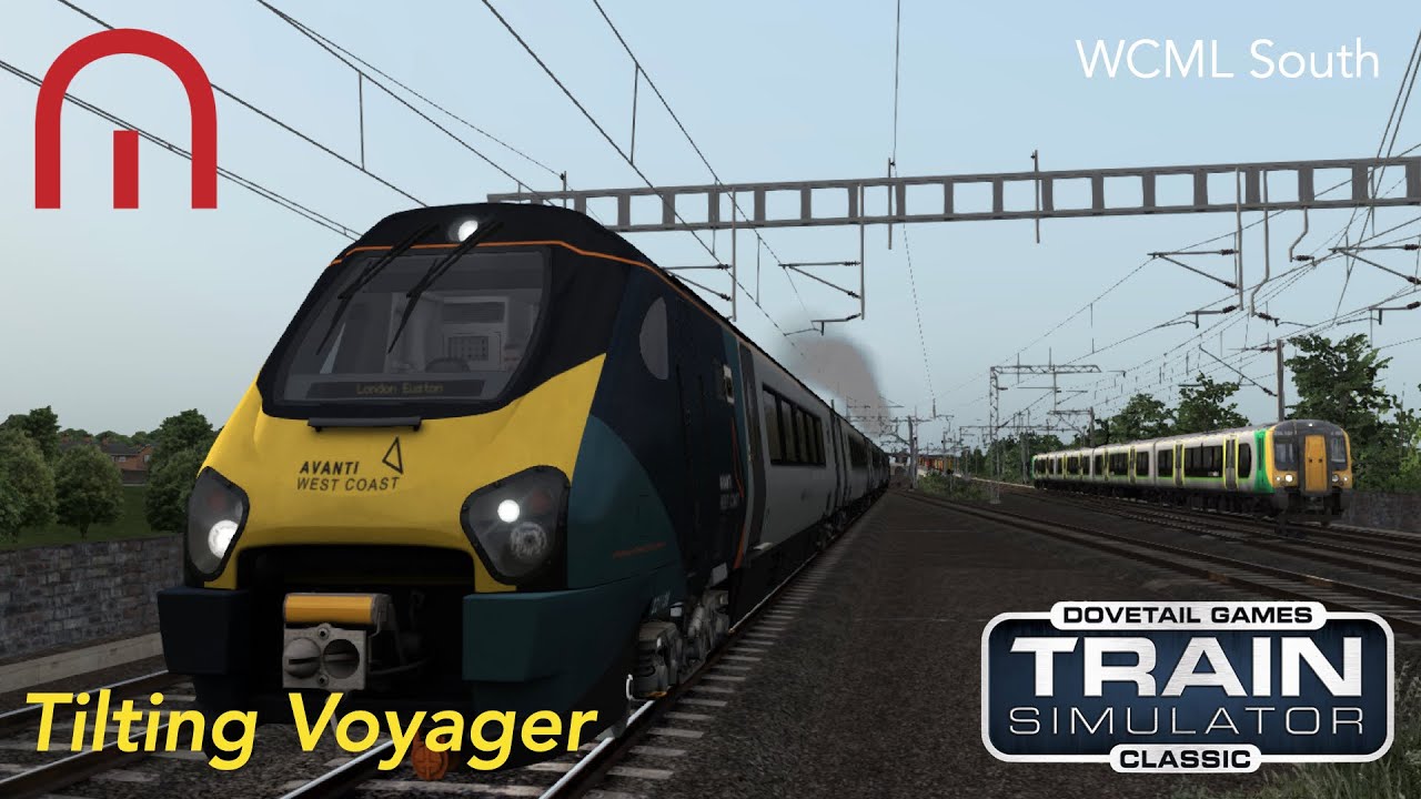 Train Simulator Classic - Tilting Voyager - WCML South - YouTube