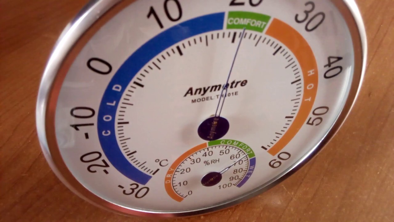 Anymetre TH101E Temperature Humidity Meter - YouTube
