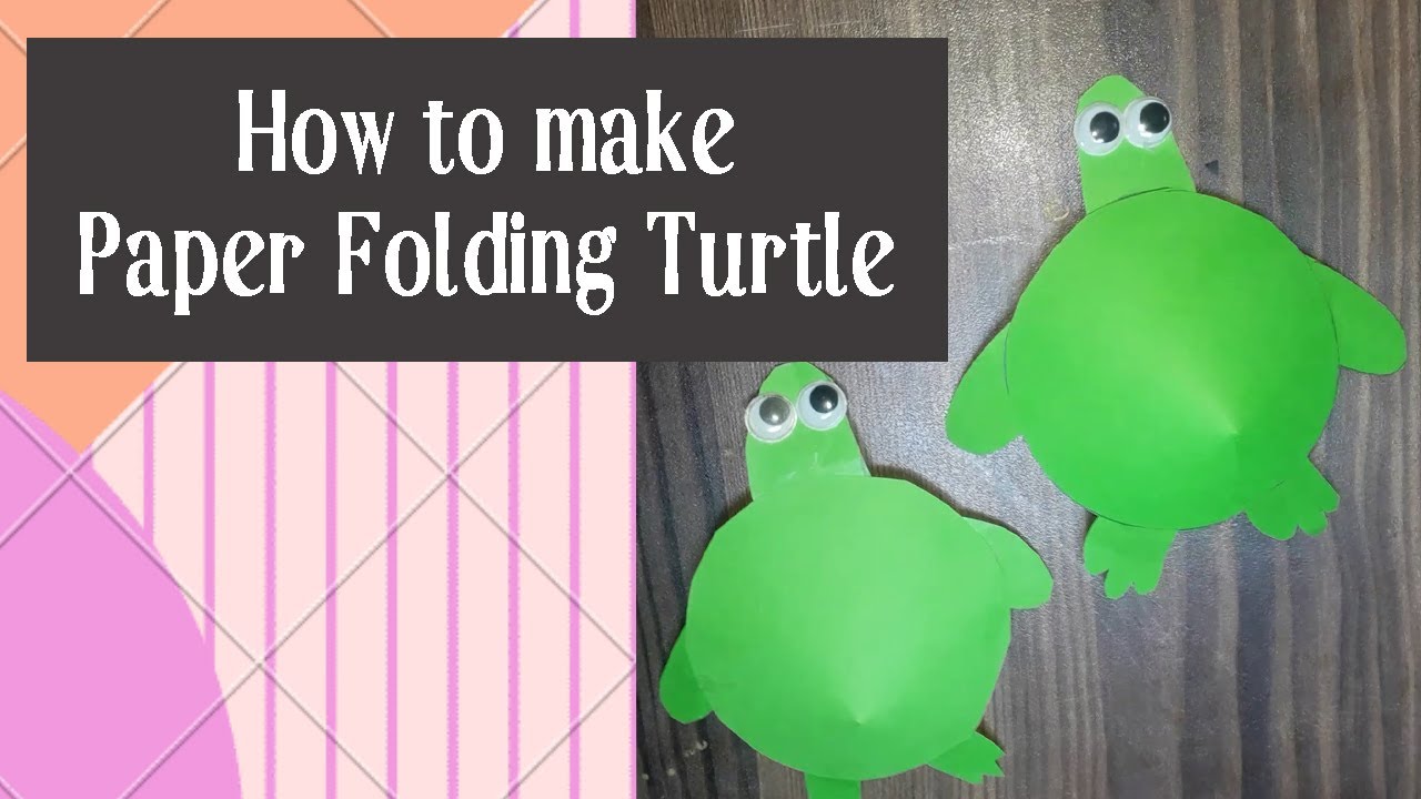 How to Make Paper folding turtle Easy way Step by Step - YouTube