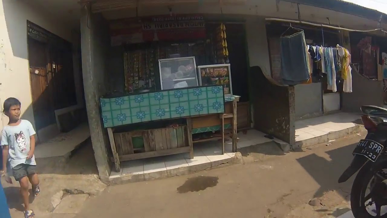 Riding in the Kampung Kemang Timur - YouTube