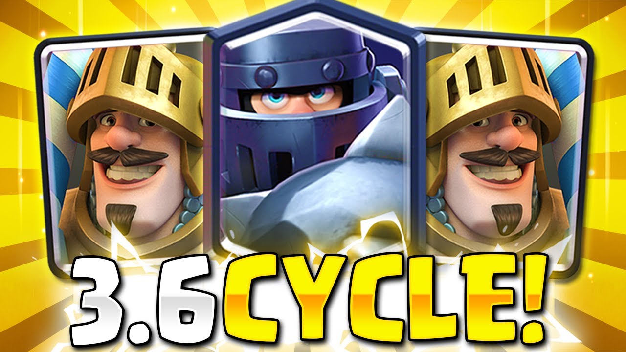 IMPOSSIBLE TO DEFEND! 3.6 MEGA KNIGHT PRINCE CYCLE IN CLASH ROYALE ...