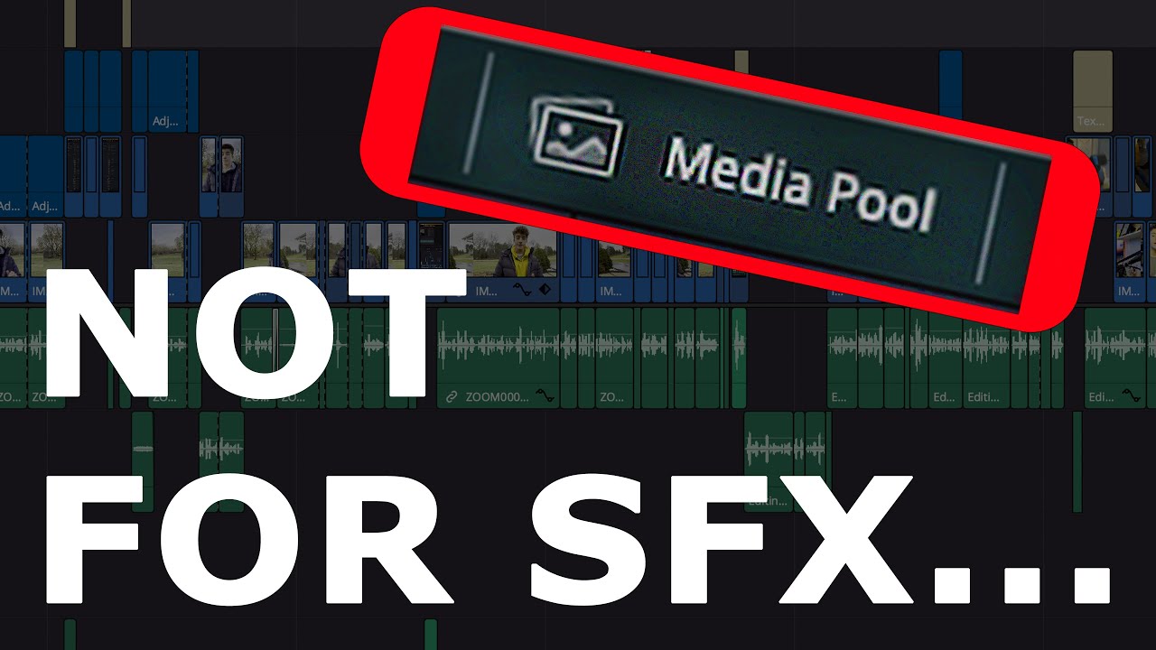 STOP Using the Media Pool for your SFX... (Davinci Resolve 18 Tutorial ...