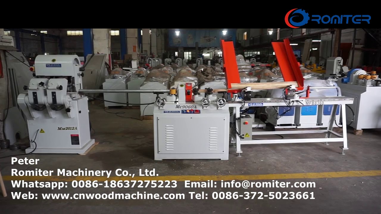 Full Automatic Round Wooden Rod Forming and Sanding Machine - YouTube
