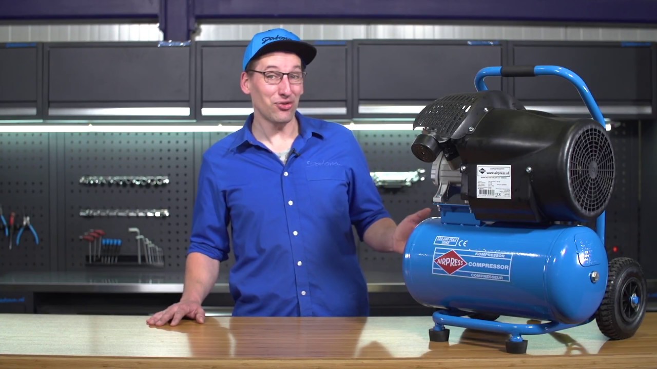 Hobby Compressor Airpress 425-24 | Datona.nl - YouTube