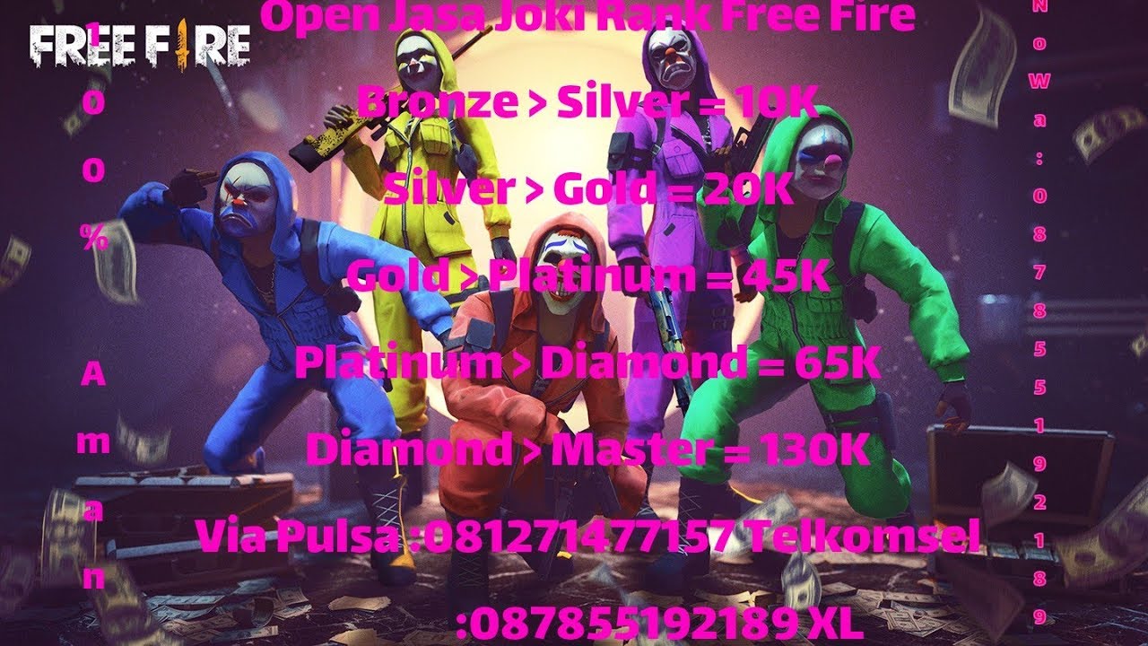 OPEN JASA JOKI RANK FREE FIRE l Garena Free Fire l Raffa Official - YouTube