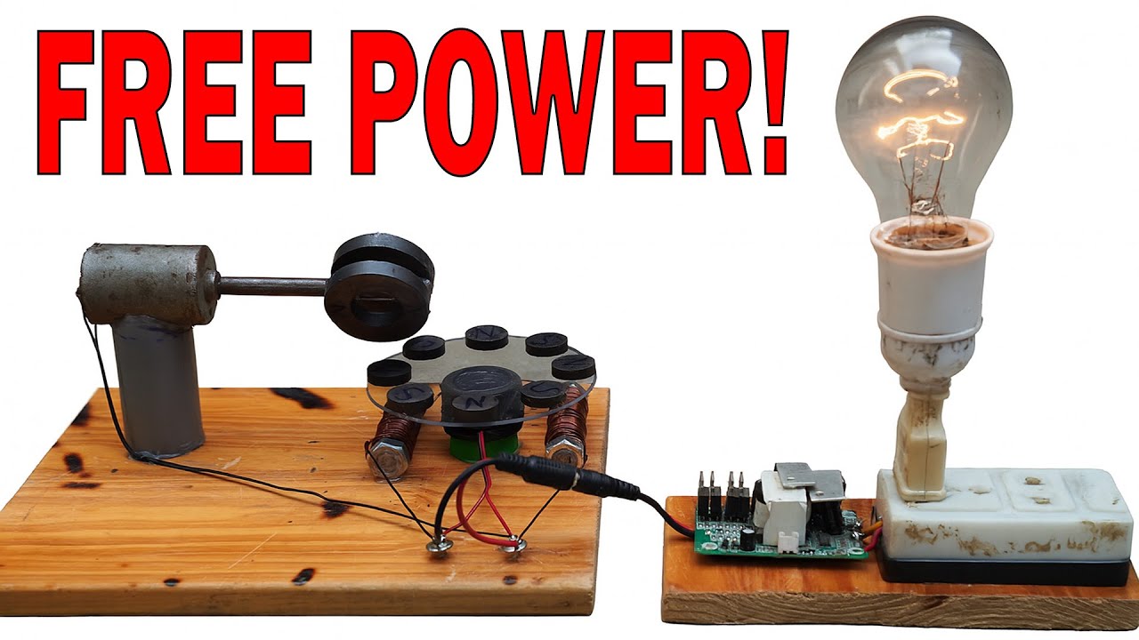 Science at Home: Make a Working Generator Using Just Magnets and Wire ...