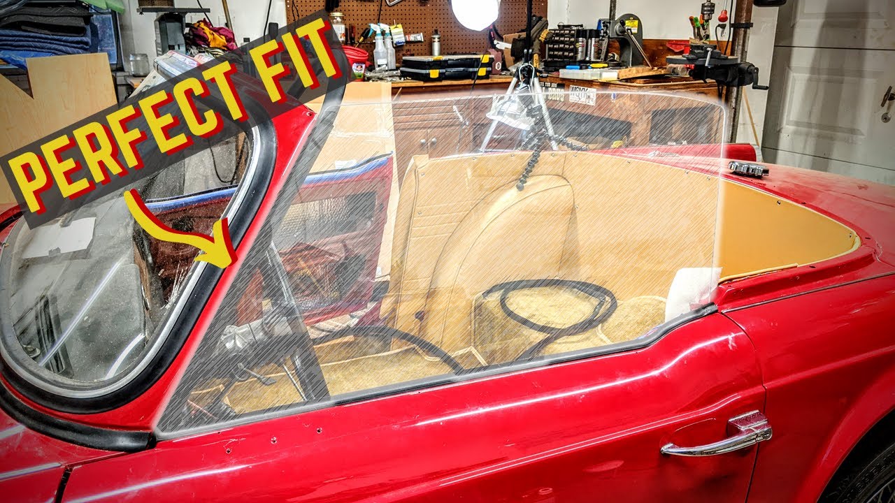 Door Window Install on Triumph TR4 - WEGS GARAGE - YouTube