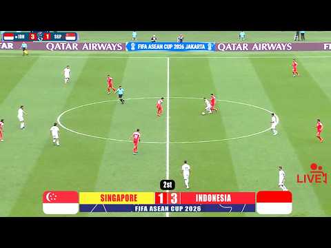 🔴LIVE FIFA+🔴INDONESIA VS SINGAPORE● FIFA ASEAN CUP 2026 IN JAKARTA