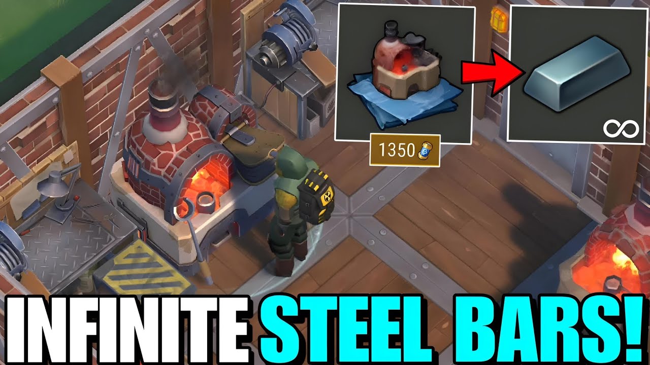 TO GET INFINITE STEEL BARS EASILY! BEGINNERS NEED TO GET THIS ITEM ...