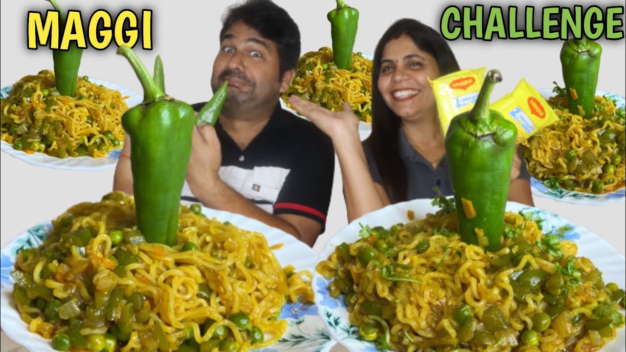 MAGGI EATING CHALLENGE | MAGGI NOODLES EATING CHALLENGE | STREET FOOD ...