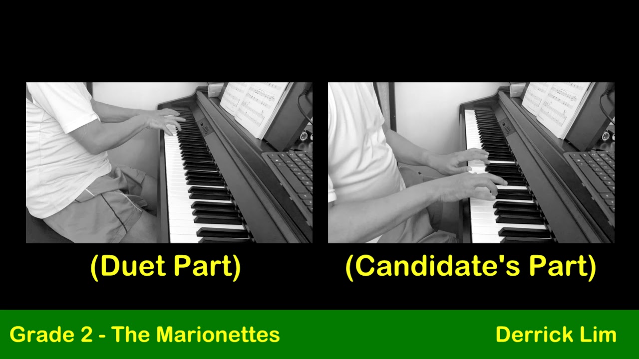 2018-2020 Trinity College London Piano Grade 2 - The Marionettes (Duet ...
