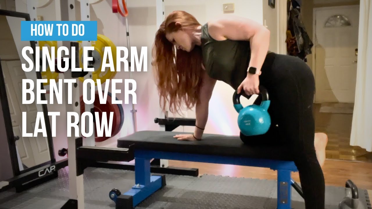 How to Do the Single Arm Bent Over Row - YouTube