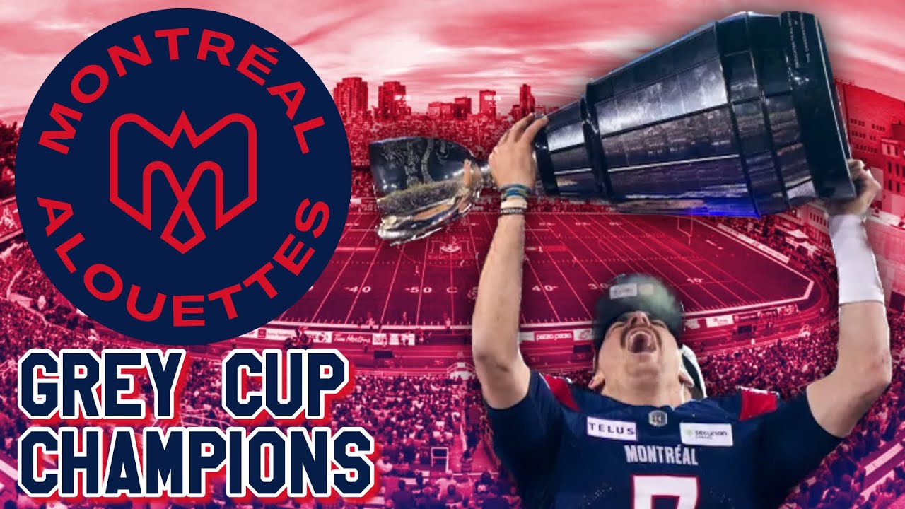 The Montreal Alouettes are the 110th Grey Cup Champions! - YouTube