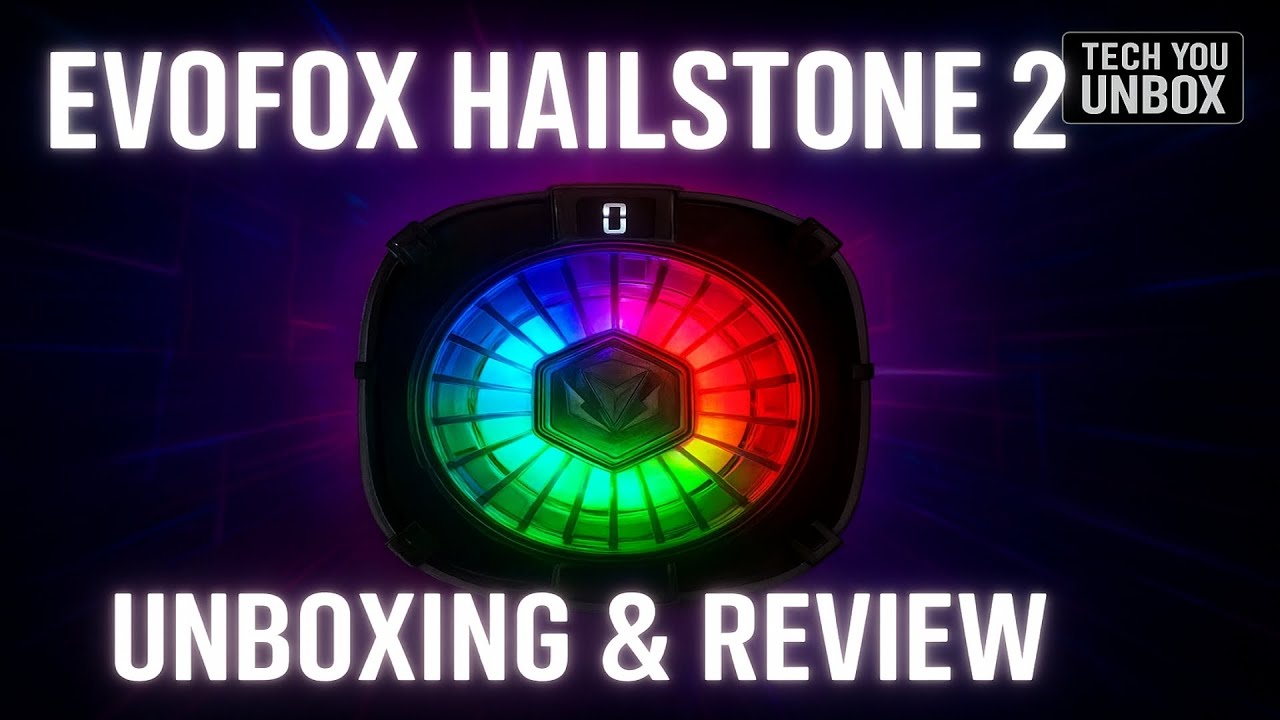 EvoFox Hailstone 2 mobile cooler Unboxing and Review - YouTube