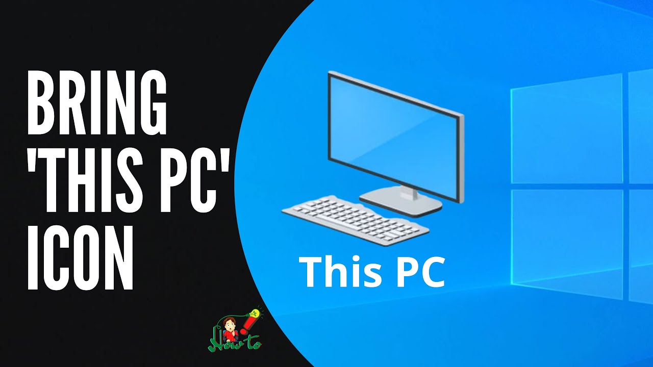 How to bring This PC icon on desktop | Create This PC shortcut | this ...