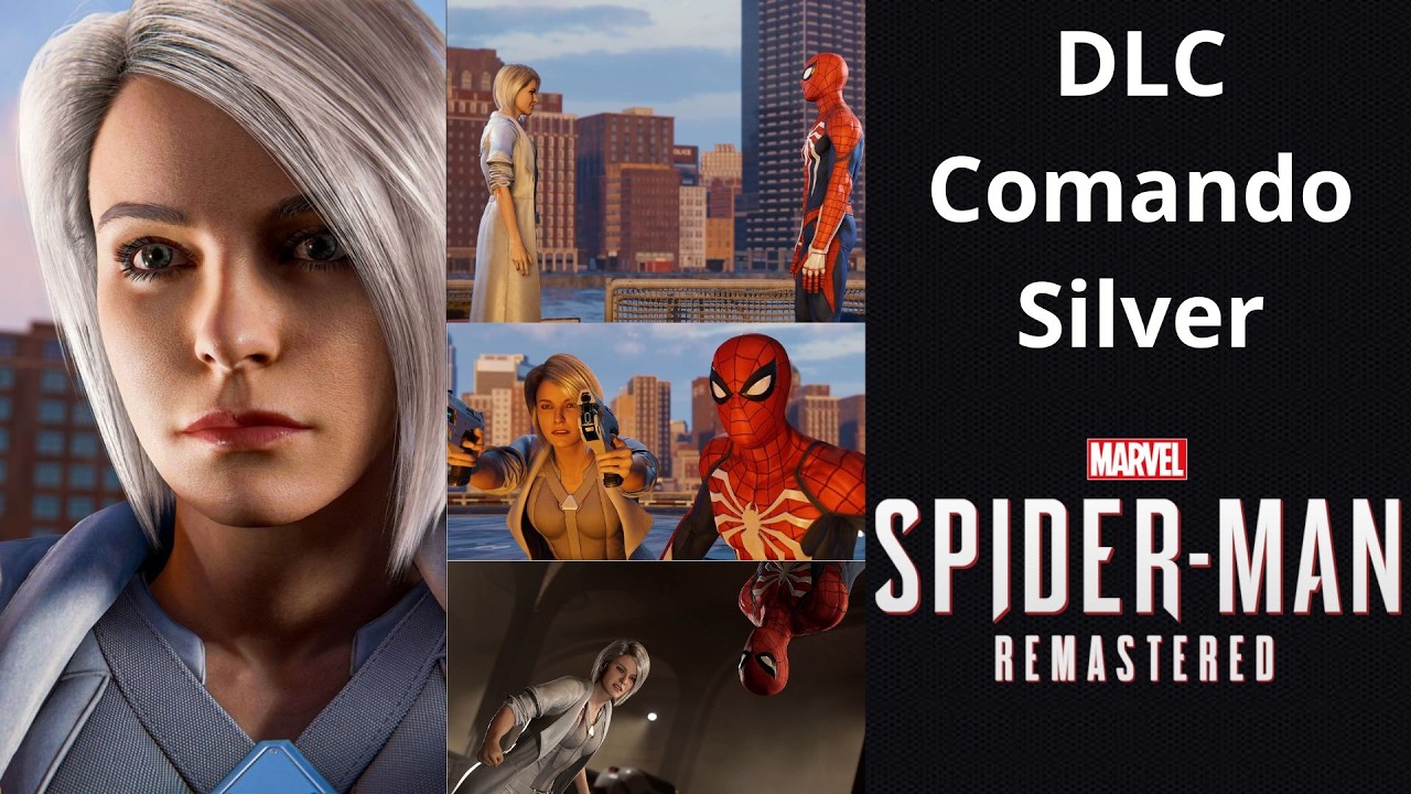 Marvel Spider Man Remastered DLC Comando Silver - YouTube