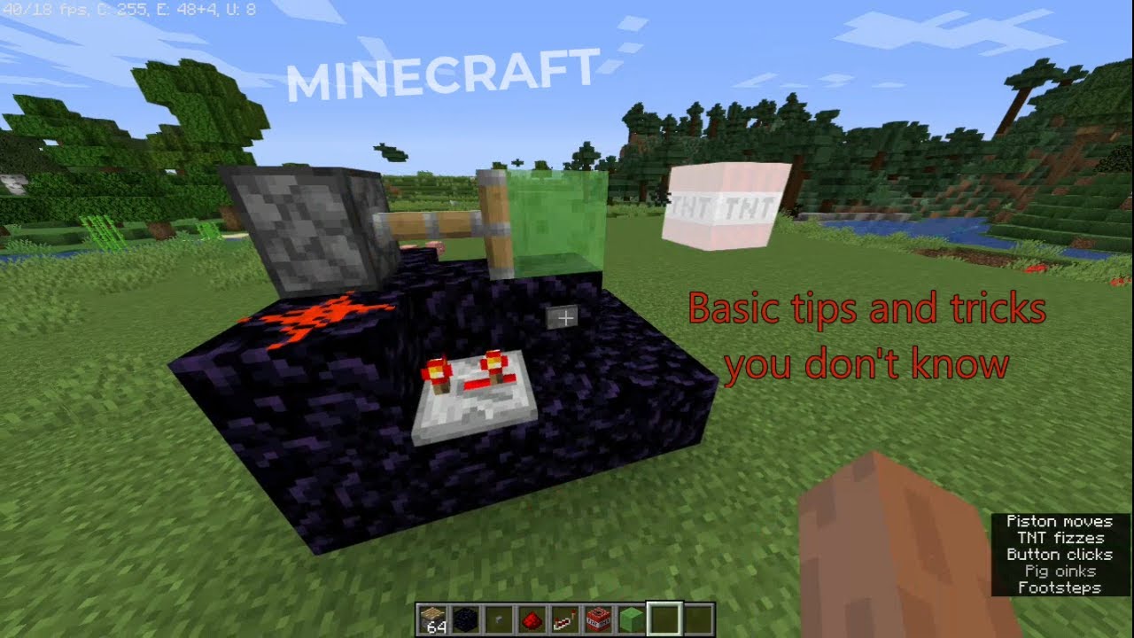Minecraft 1.16.5|Basic tips and tricks you don't know - YouTube