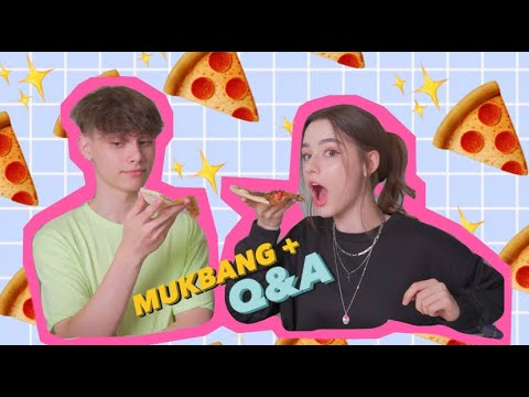 MUKBANG + Q&A WITH MY BROTHER⭐️ does he have a girlfriend? how old are we? what is my biggest dream?