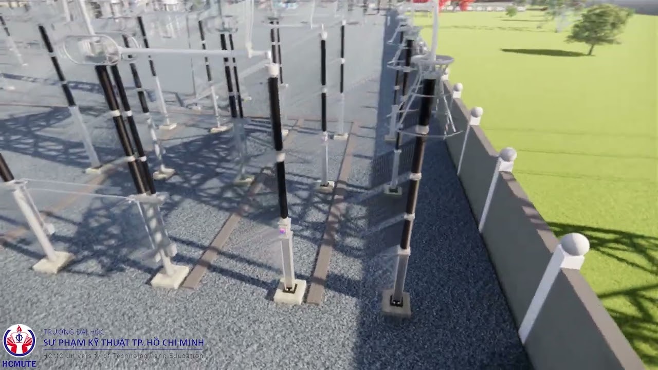 500kV Transformer Station_3D Revit Transformer Substation - YouTube