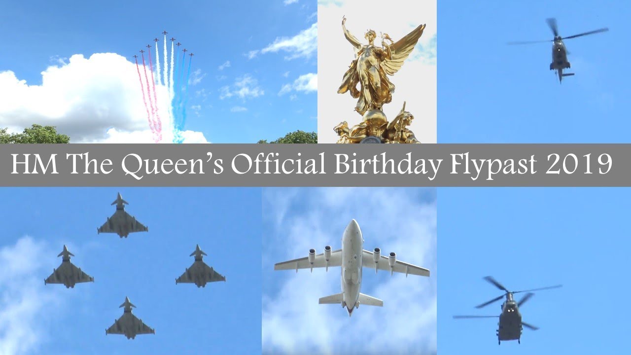 Queen's Birthday Flypast | 2019 - YouTube