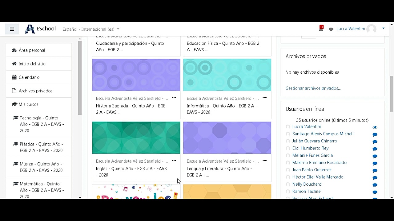 ESchool Tutorial Introductorio, Alumnos - YouTube
