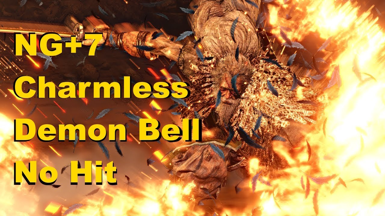 Sekiro - Inner Father [NG+7/Charmless/Demon Bell] No Hit - YouTube