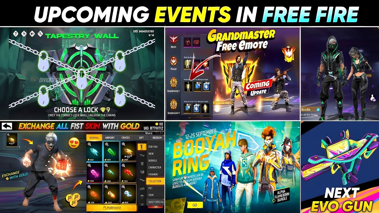 UPCOMING EVENT IN FREE FIRE | FREE FIRE UPCOMING EVENT | FREE FIRE NEW ...
