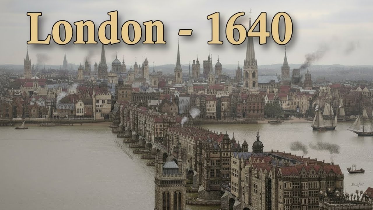 London 1640 (AI Reconstruction) - YouTube