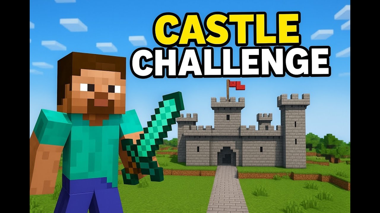 Minecraft Castle Challenge – Building an Epic Fortress in Survival Mode ...