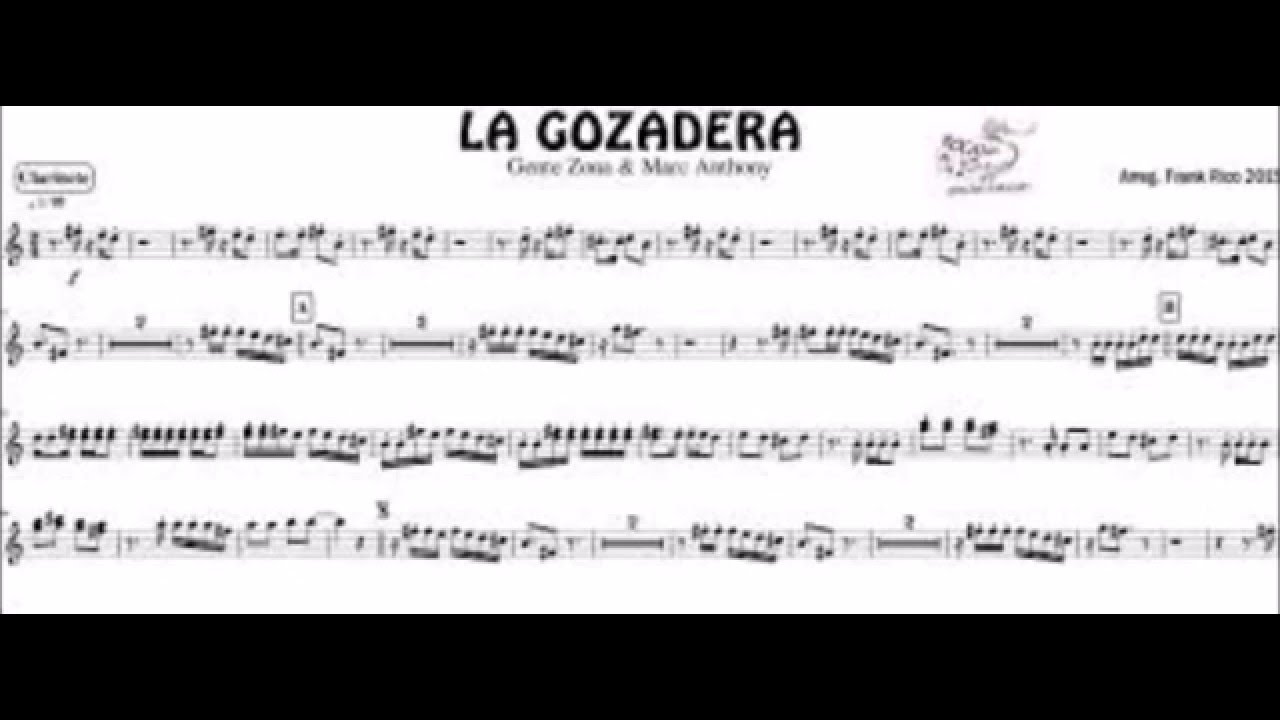gozadera gente de zona pentagrama + cancion - YouTube