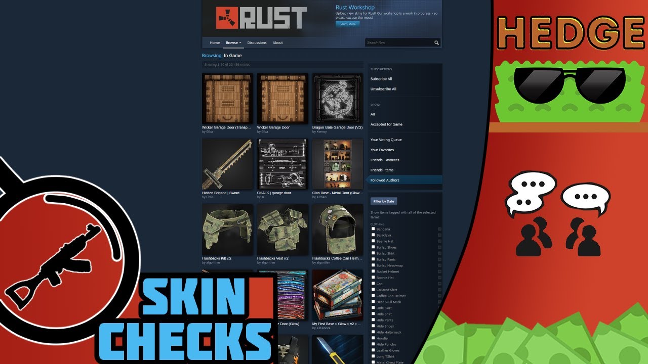 Rust Workshop Skin Checks (July 23 2024) - YouTube