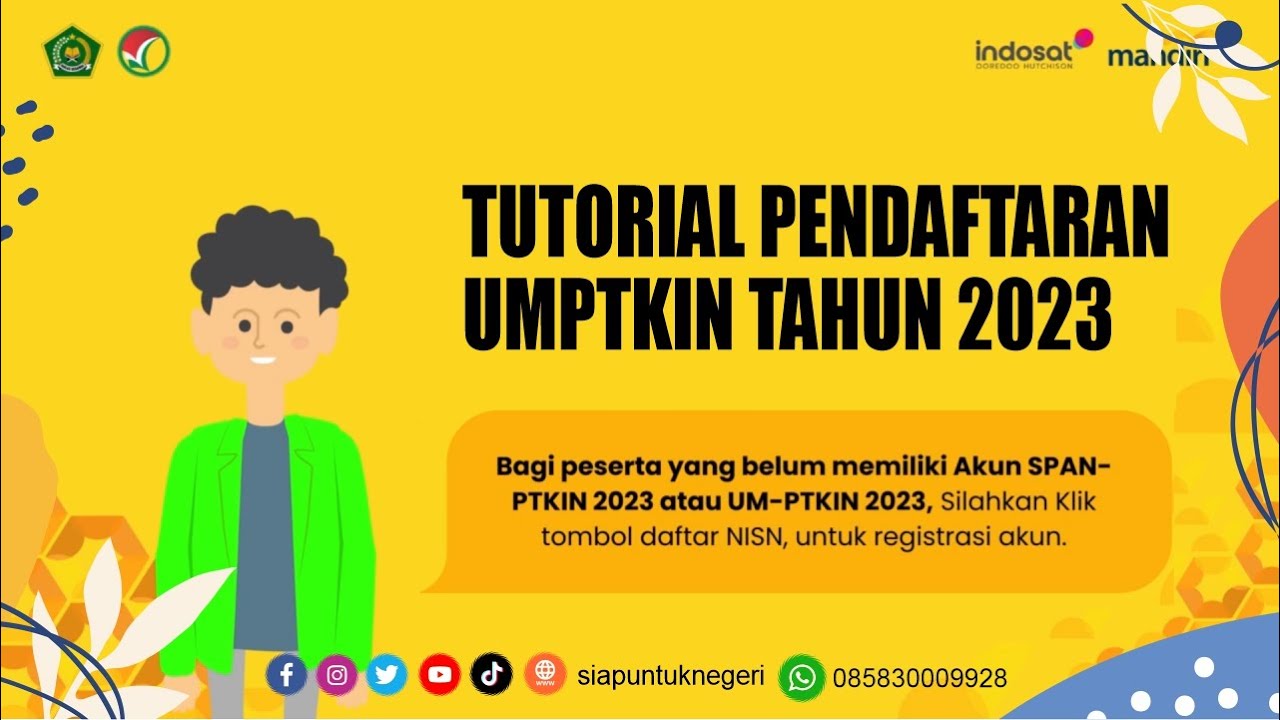 Tutorial Pendaftaran UMPTKIN 2023 - YouTube
