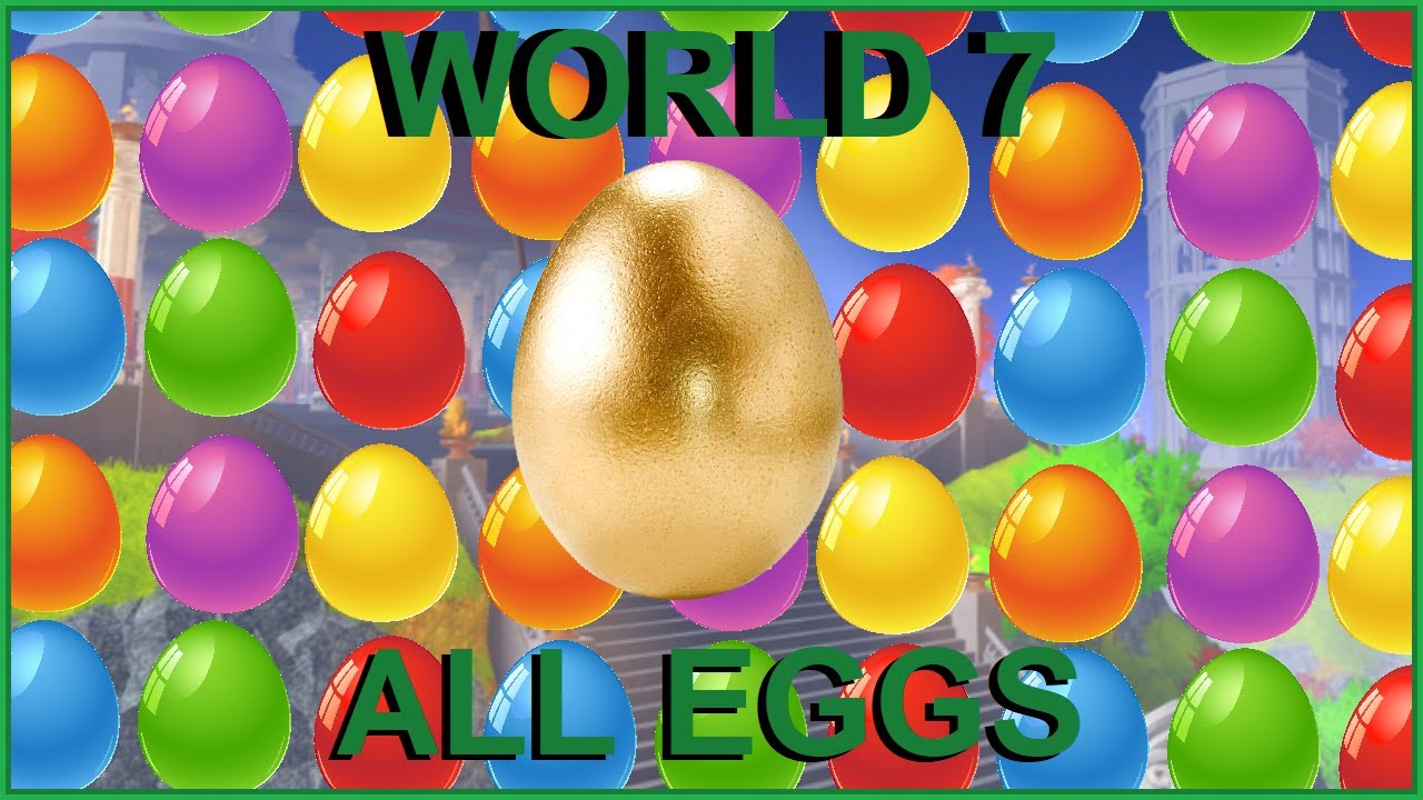 world zero: where to find all eggs in world 7, egg hunt easter update ...